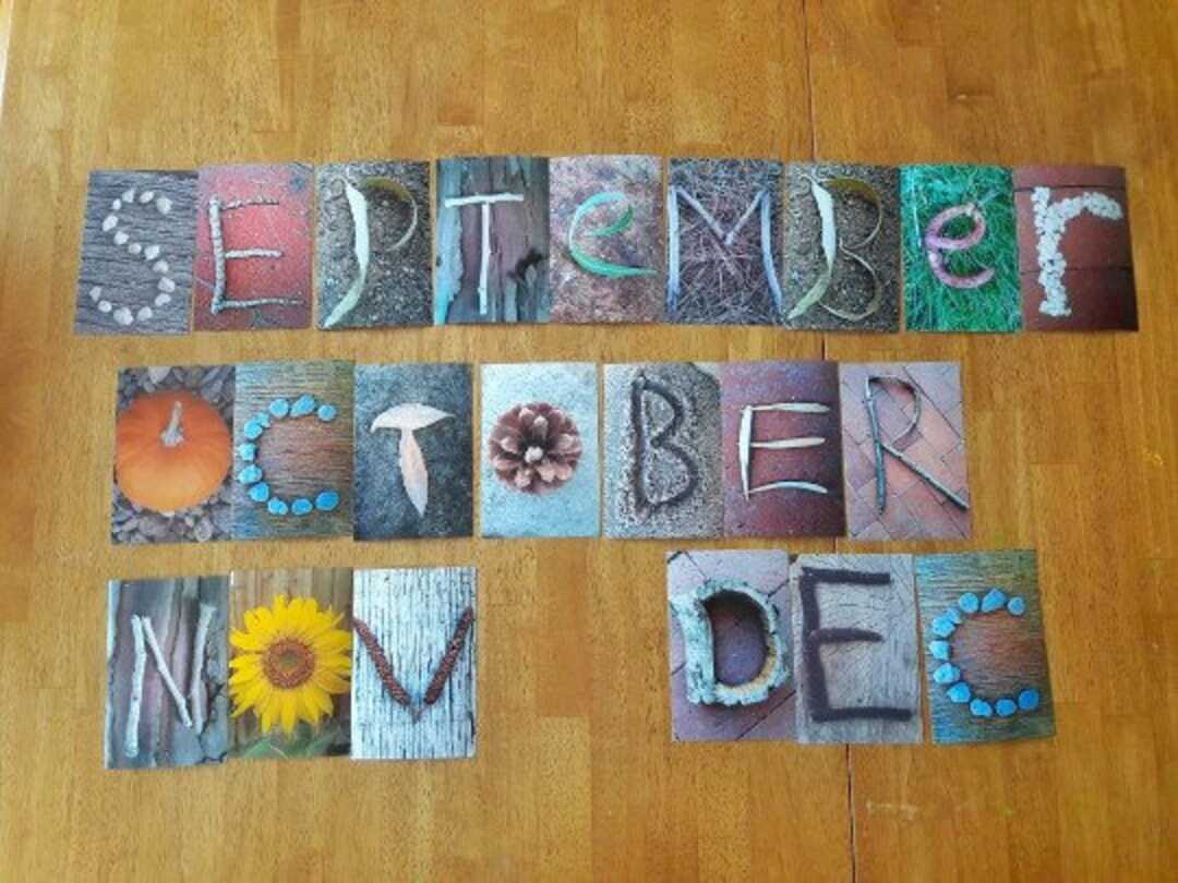 Classroom Calendar--months of the Year--classroom Decor--wall Calendar ...