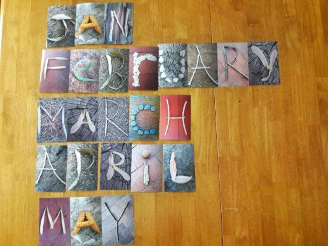 Classroom Calendar--rustic Classroom Decor--months of the Year ...