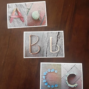 Rustic Alphabet Set--farmhouse Classroom Decor--rustic Nursery Decor ...