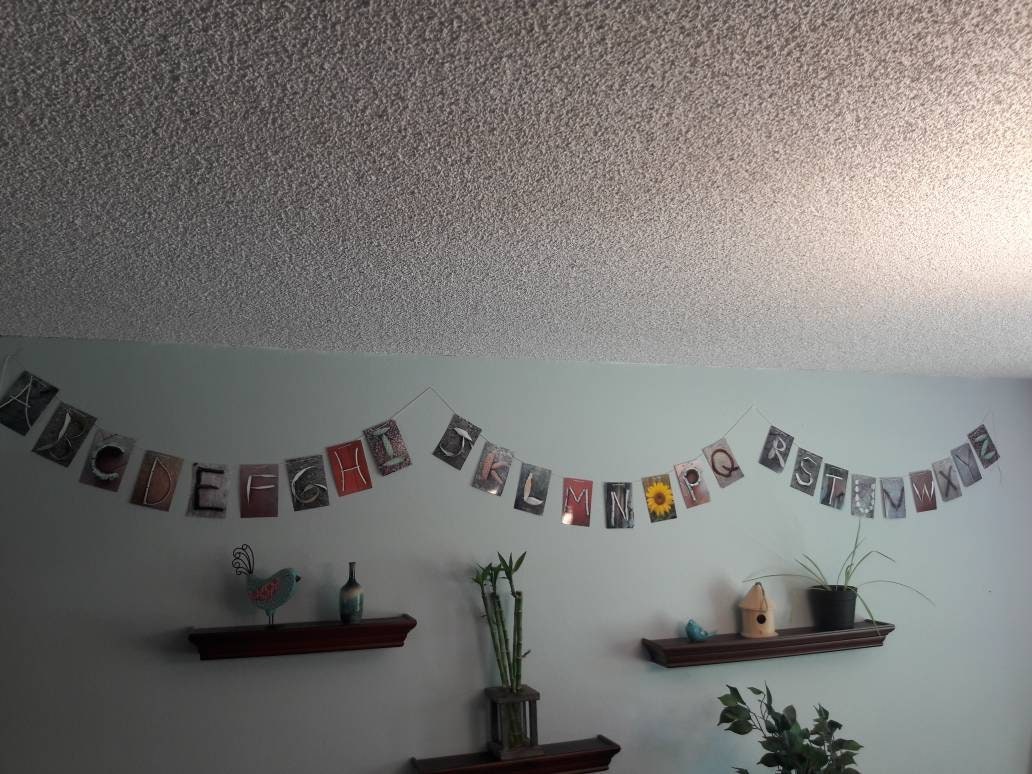 Rustic Alphabet Setfarmhouse Classroom Decorrustic Nursery | Etsy