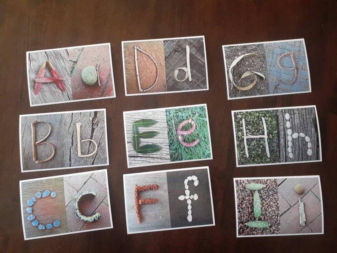 Rustic Alphabet Set--farmhouse Classroom Decor--rustic Nursery Decor ...