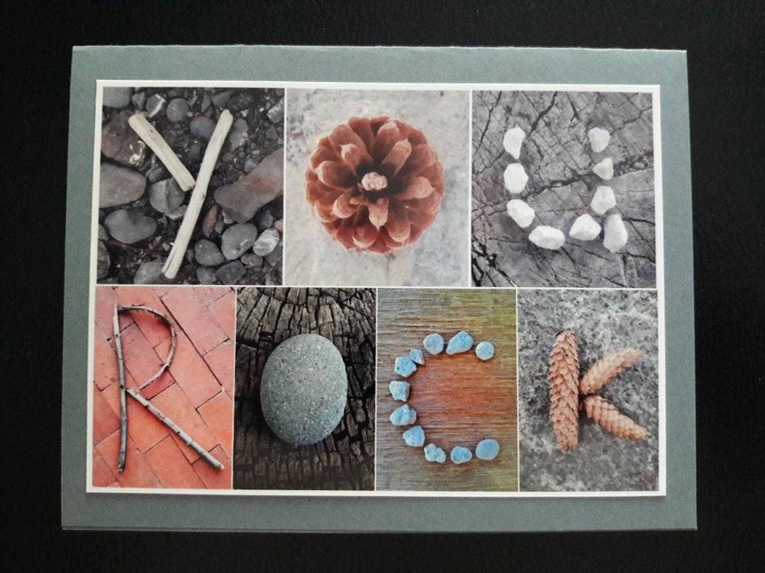 You Rock--6 "you Rock" Note Cards With Envelopes--rustic Stationery ...
