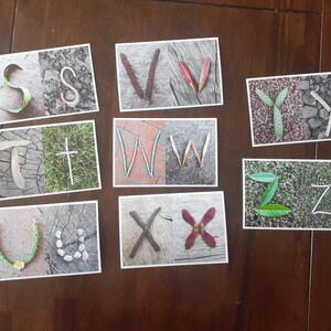 Rustic Alphabet Set--farmhouse Classroom Decor--rustic Nursery Decor ...