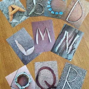 Rustic Alphabet Set--farmhouse Classroom Decor--rustic Nursery Decor ...