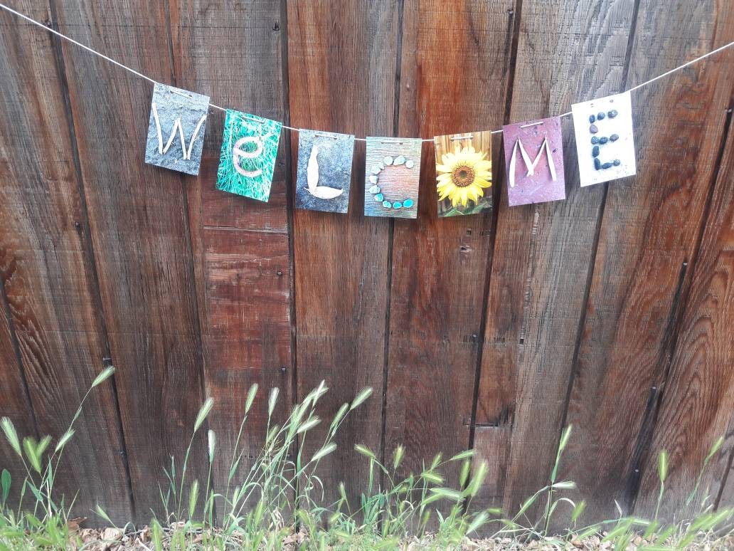 Nature Welcome Bannerclassroom Decorfarmhouse Classroom - Etsy
