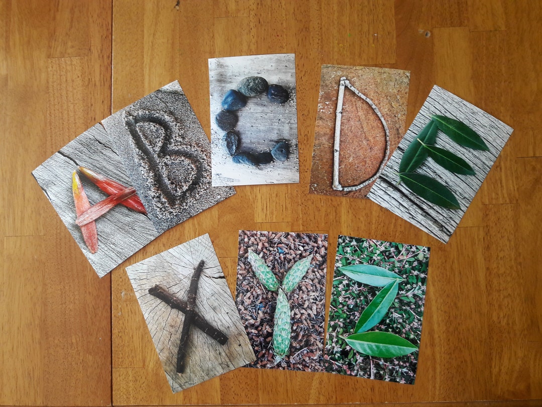 Rustic Alphabet Set--farmhouse Classroom Decor--rustic Nursery Decor ...