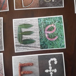 Rustic Alphabet Set--farmhouse Classroom Decor--rustic Nursery Decor ...