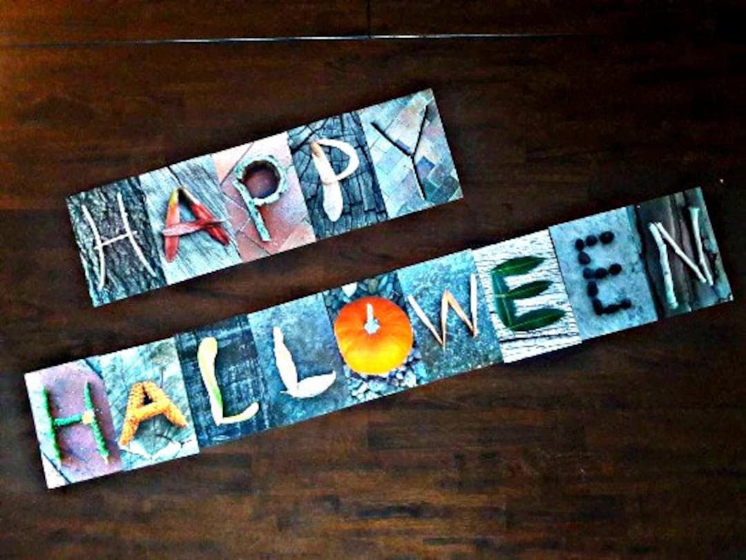 Classroom Halloween Banner--nature Halloween Decor--classroom Decor ...