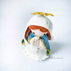 PATTERN: Blessed Virgin Mary Crochet Amigurumi, Virgin Mary Amigurumi ...