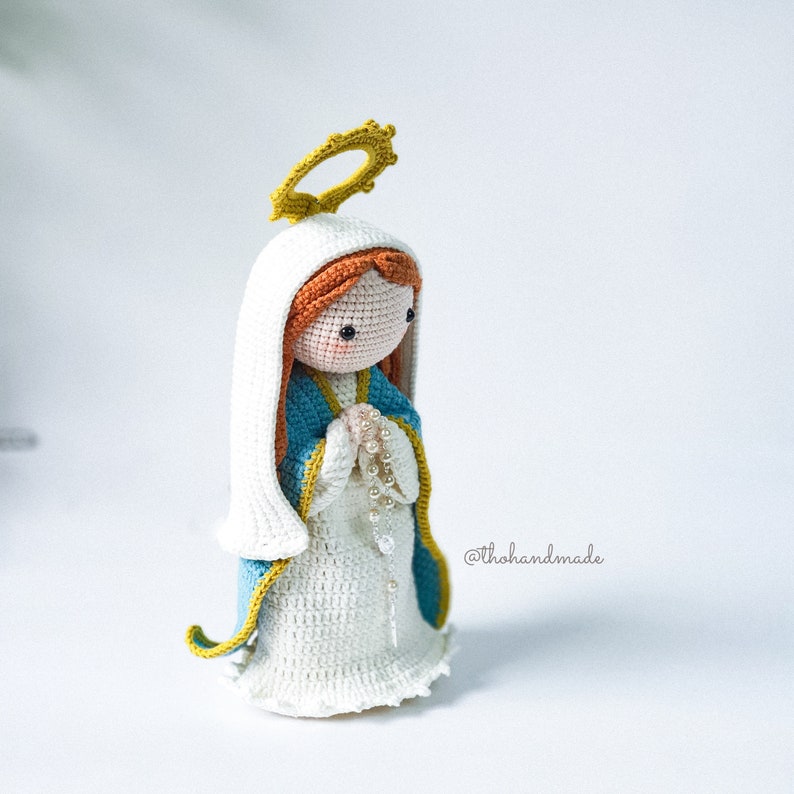 PATTERN: Blessed Virgin Mary Crochet Amigurumi Virgin Mary - Etsy