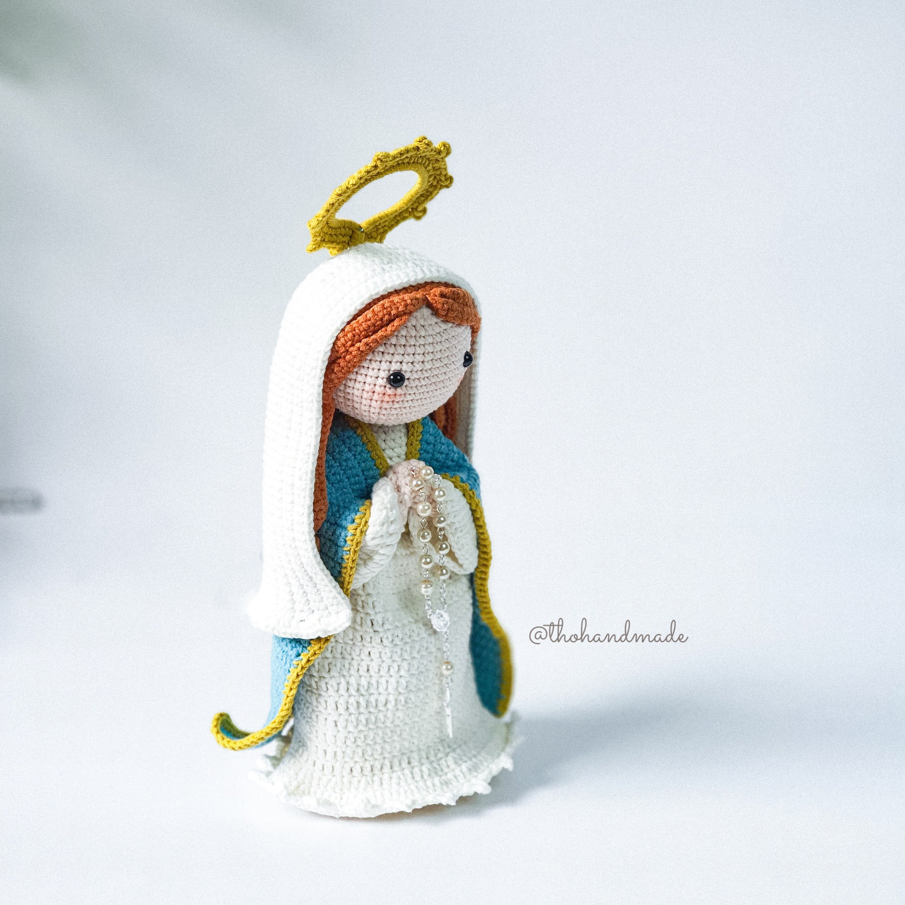 PATTERN: Blessed Virgin Mary Crochet Amigurumi Virgin Mary - Etsy Australia
