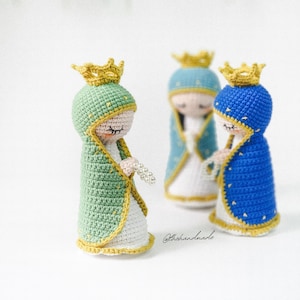PATTERN: Blessed Virgin Mary Crochet Amigurumi, Virgin Mary Amigurumi ...