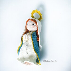 PATTERN: Blessed Virgin Mary Crochet Amigurumi, Virgin Mary Amigurumi ...