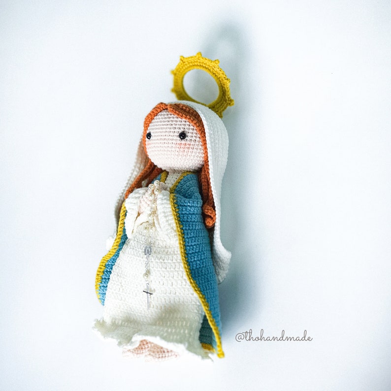 PATTERN: Blessed Virgin Mary Crochet Amigurumi Virgin Mary - Etsy