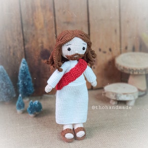 PATTERN: Jesus Crochet Amigurumi, Jesus Stuffed Doll, Jesus Amigurumi ...