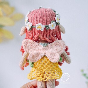 Amigurumi Fairy Crochet Stuffed Doll, Crochet Fairy Doll, Amigurumi Princess Doll, Handmade ...