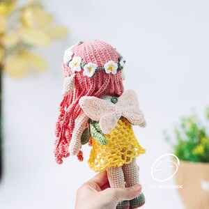 Amigurumi Fairy Crochet Stuffed Doll, Crochet Fairy Doll, Amigurumi Princess Doll, Handmade ...