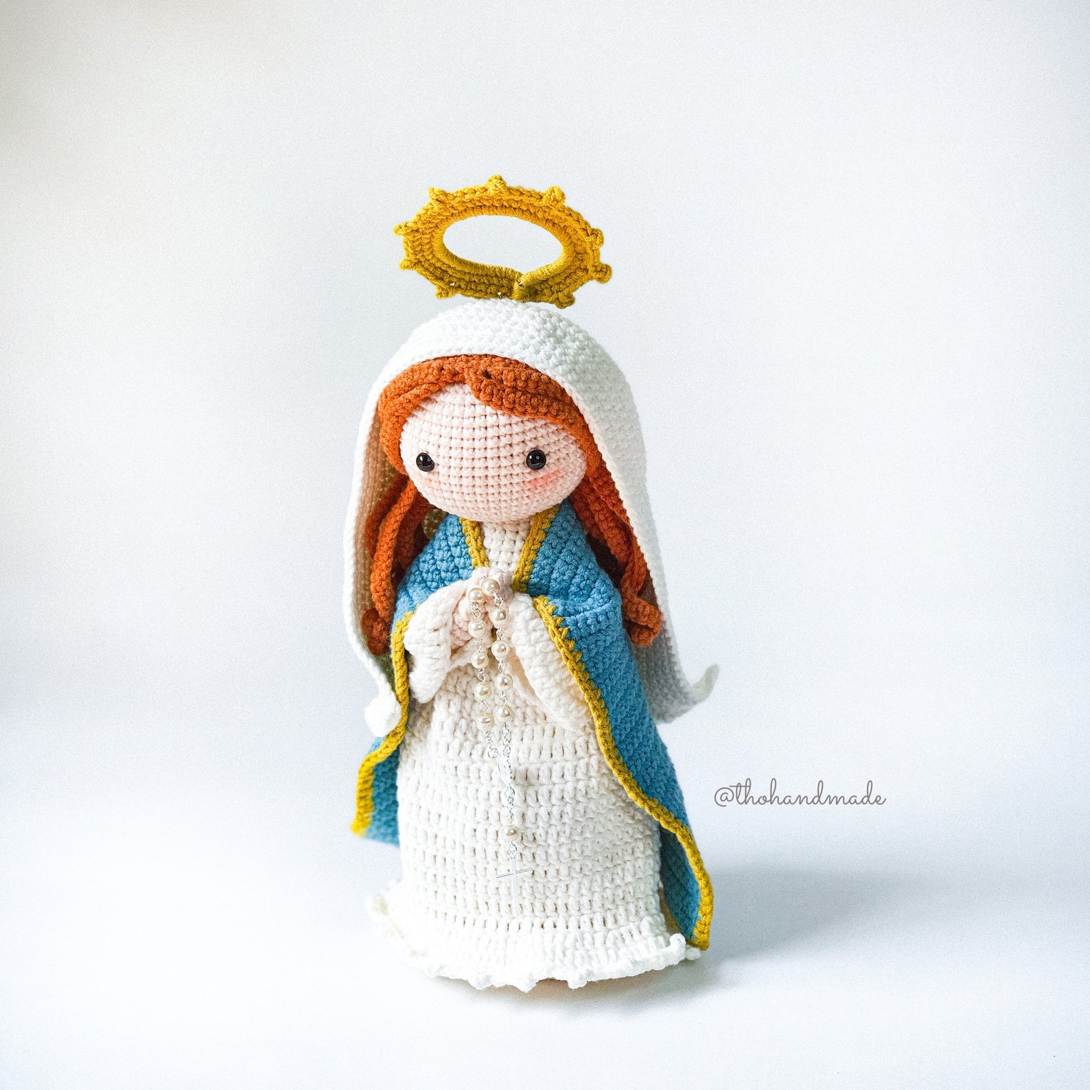 PATTERN: Blessed Virgin Mary Crochet Amigurumi Virgin Mary - Etsy