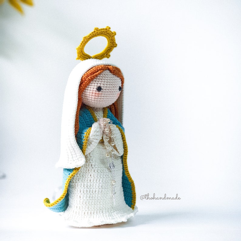PATTERN: Blessed Virgin Mary Crochet Amigurumi Virgin Mary - Etsy