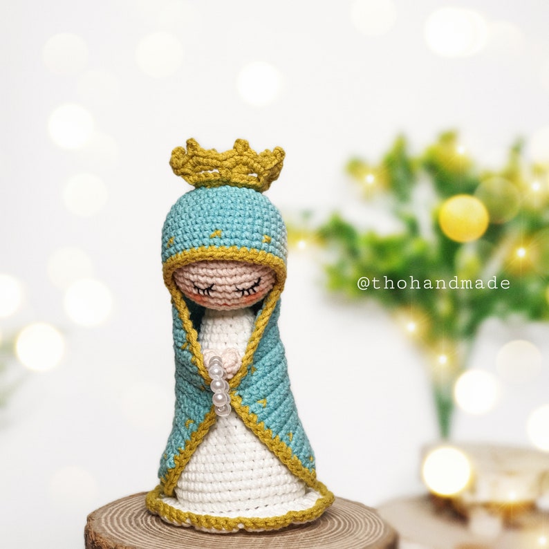 PATTERN: Blessed Virgin Mary Crochet Amigurumi Virgin Mary - Etsy