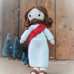 PATTERN: Jesus Crochet Amigurumi, Jesus Stuffed Doll, Jesus Amigurumi ...