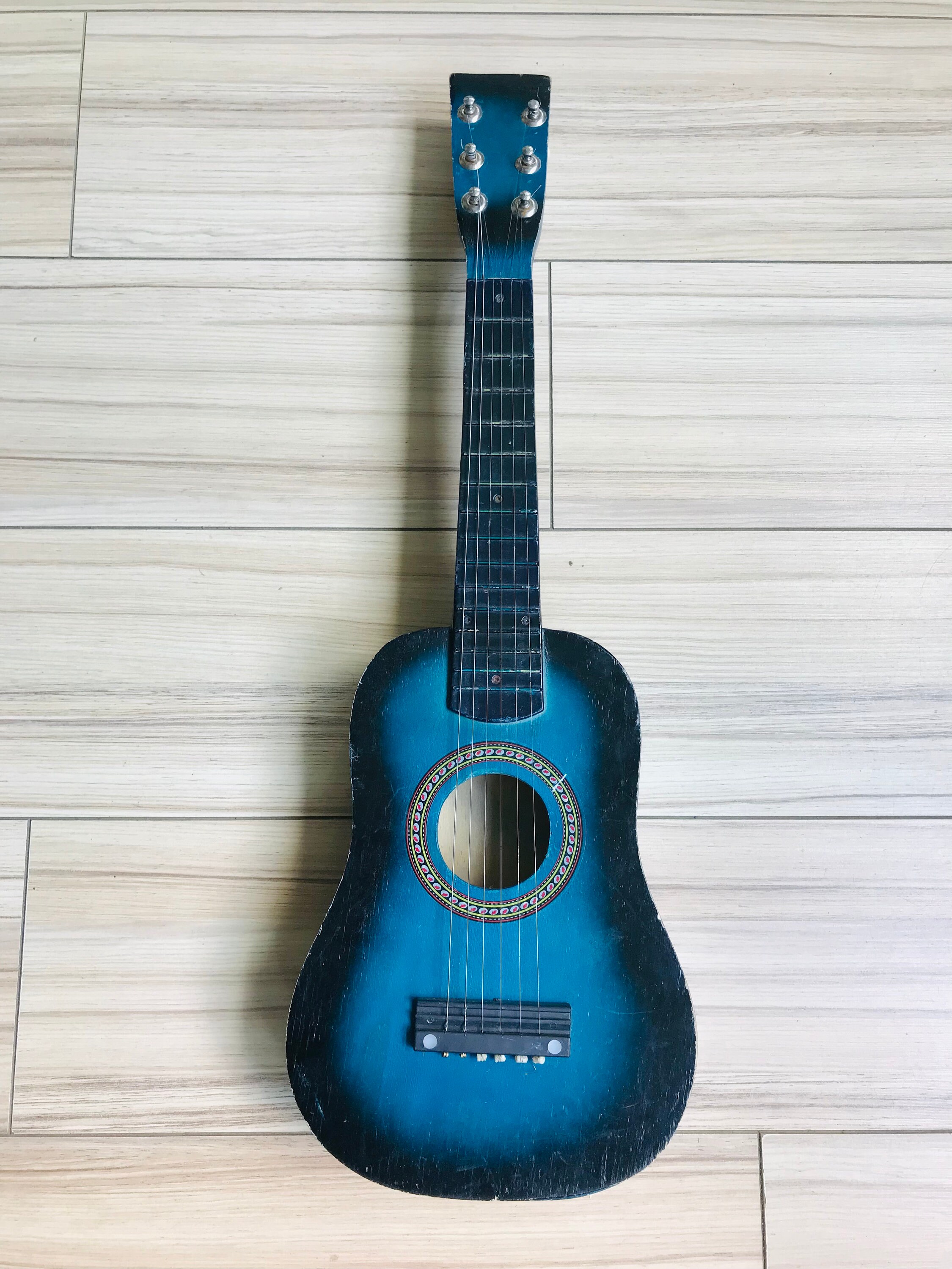 Vintage Children's Toy Guitar 6 String Retro Mini Russian | Etsy