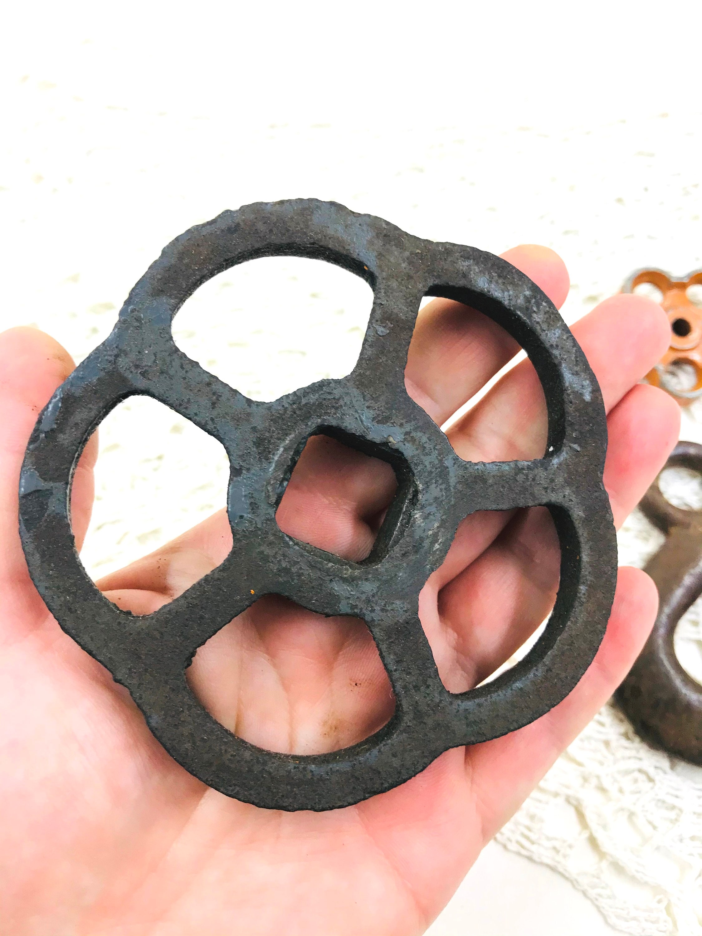 Vintage Large Valve Handle Huge Industrial Valve Handles | Etsy