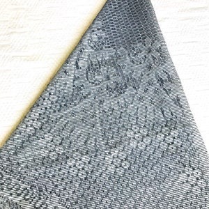 Gray Shawl Triangle Lace Shawl Evening Shawl Lace Wedding Shawl Gray ...