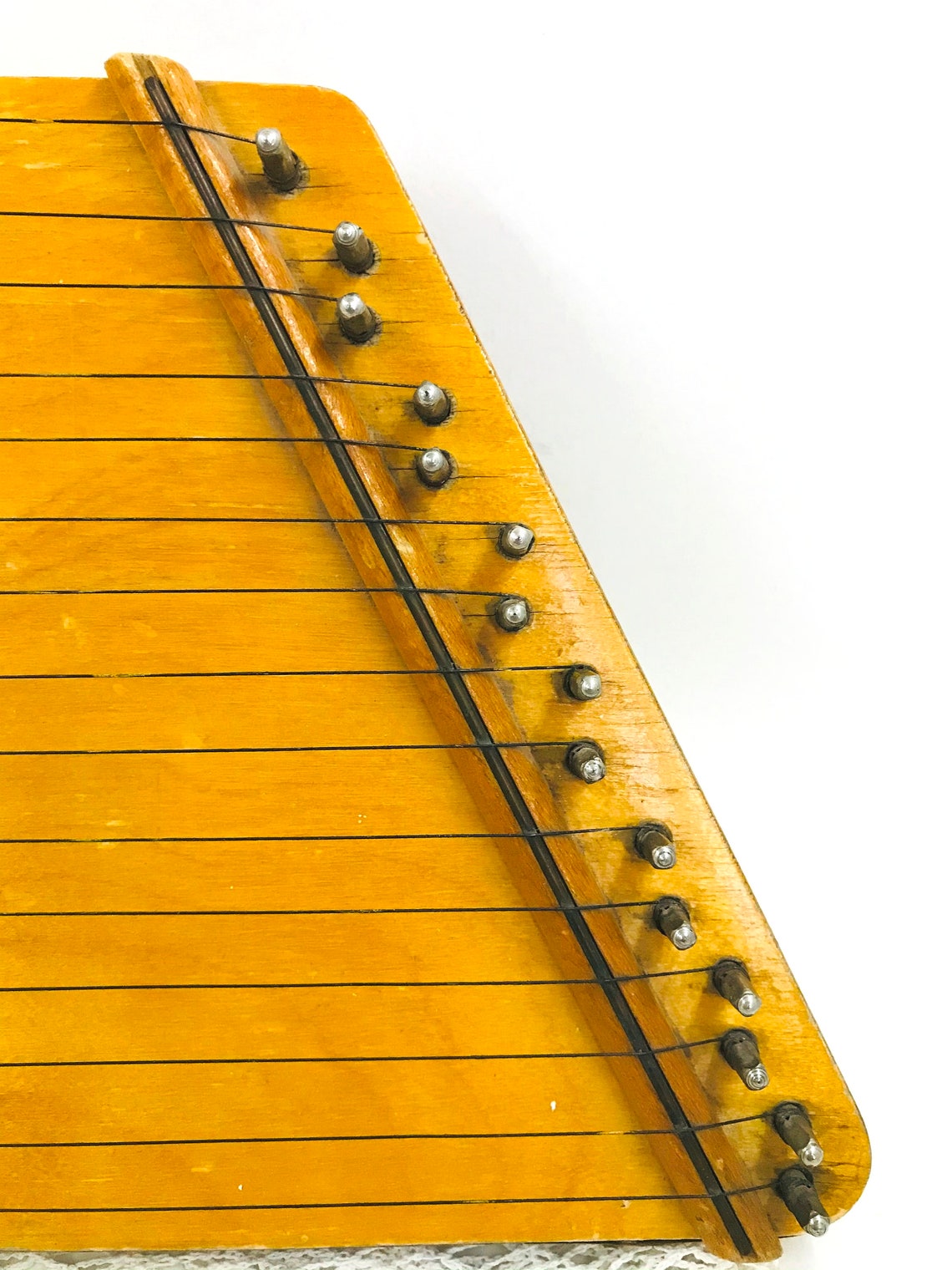 Vintage children's toy gusli Zither Dulcimer Retro mini | Etsy