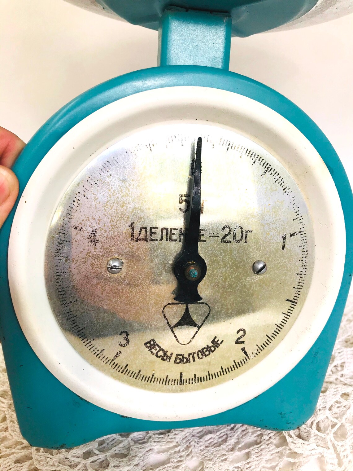 Balance Scales Vintage Scale Kitchen of Blue Color Mid Century | Etsy