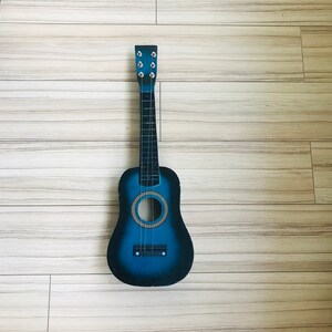 Vintage children's toy guitar 6 String Retro mini russian | Etsy