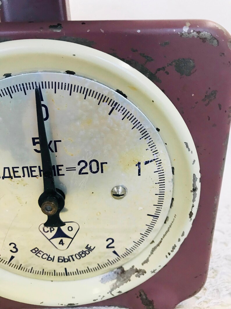 Balance Scales Vintage Scale Kitchen of Brown Color Mid - Etsy