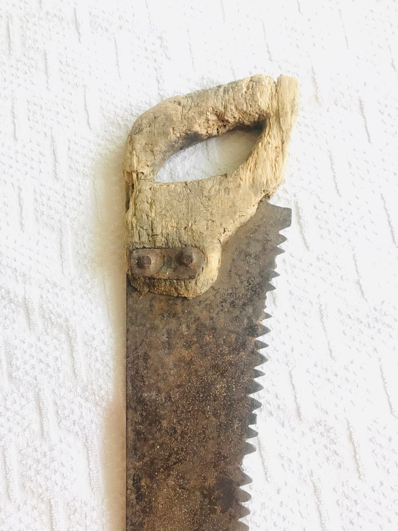 Large antique buck saw Old wood saw Vintage tree saw Antique | Etsy