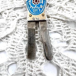 Vintage Matryoshka Keychain With Folding Knife and Nail File Pocket ...