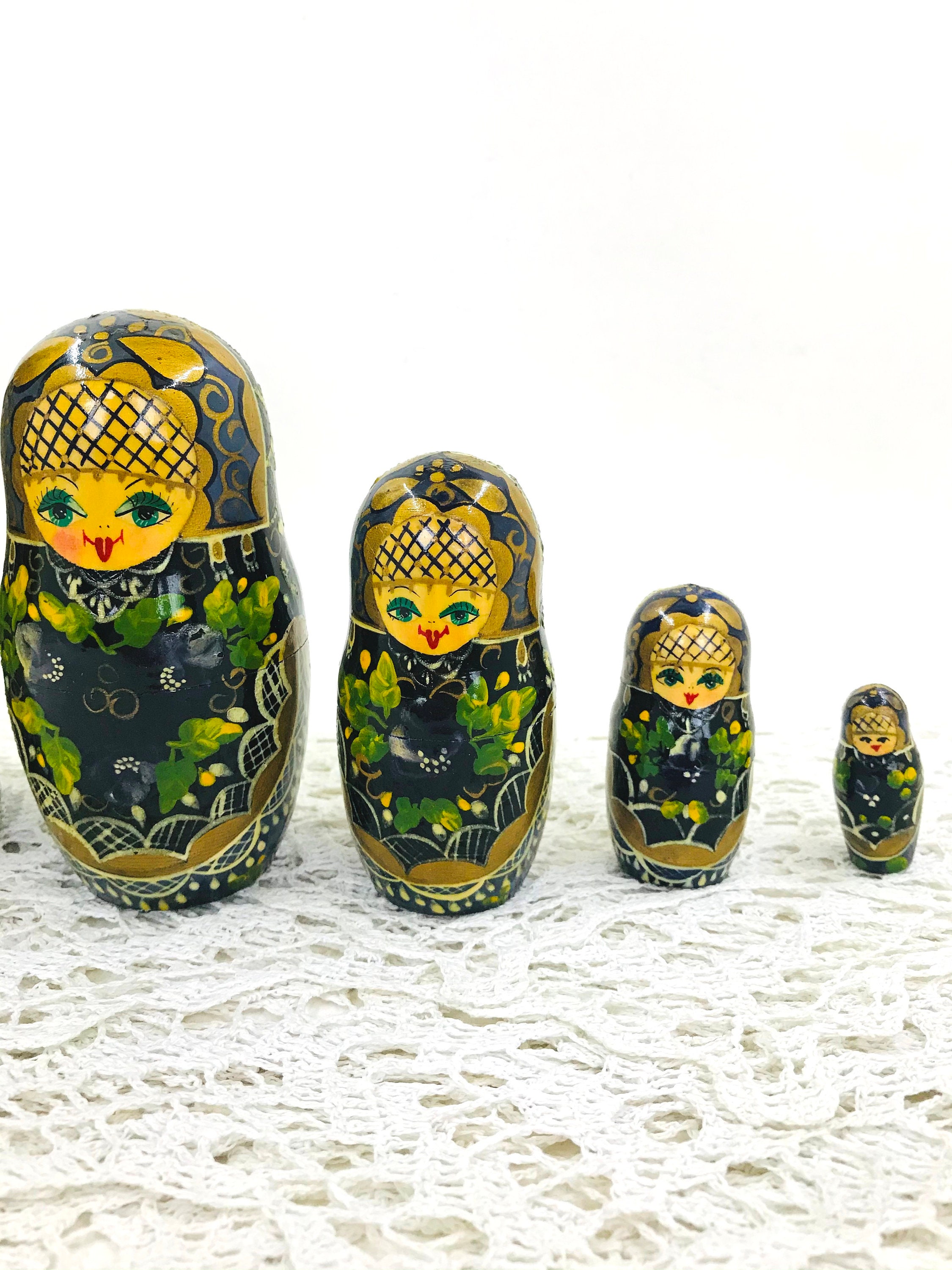 Russian Matryoshka Babushka Wooden Nesting Doll Nesting Dolls - Etsy