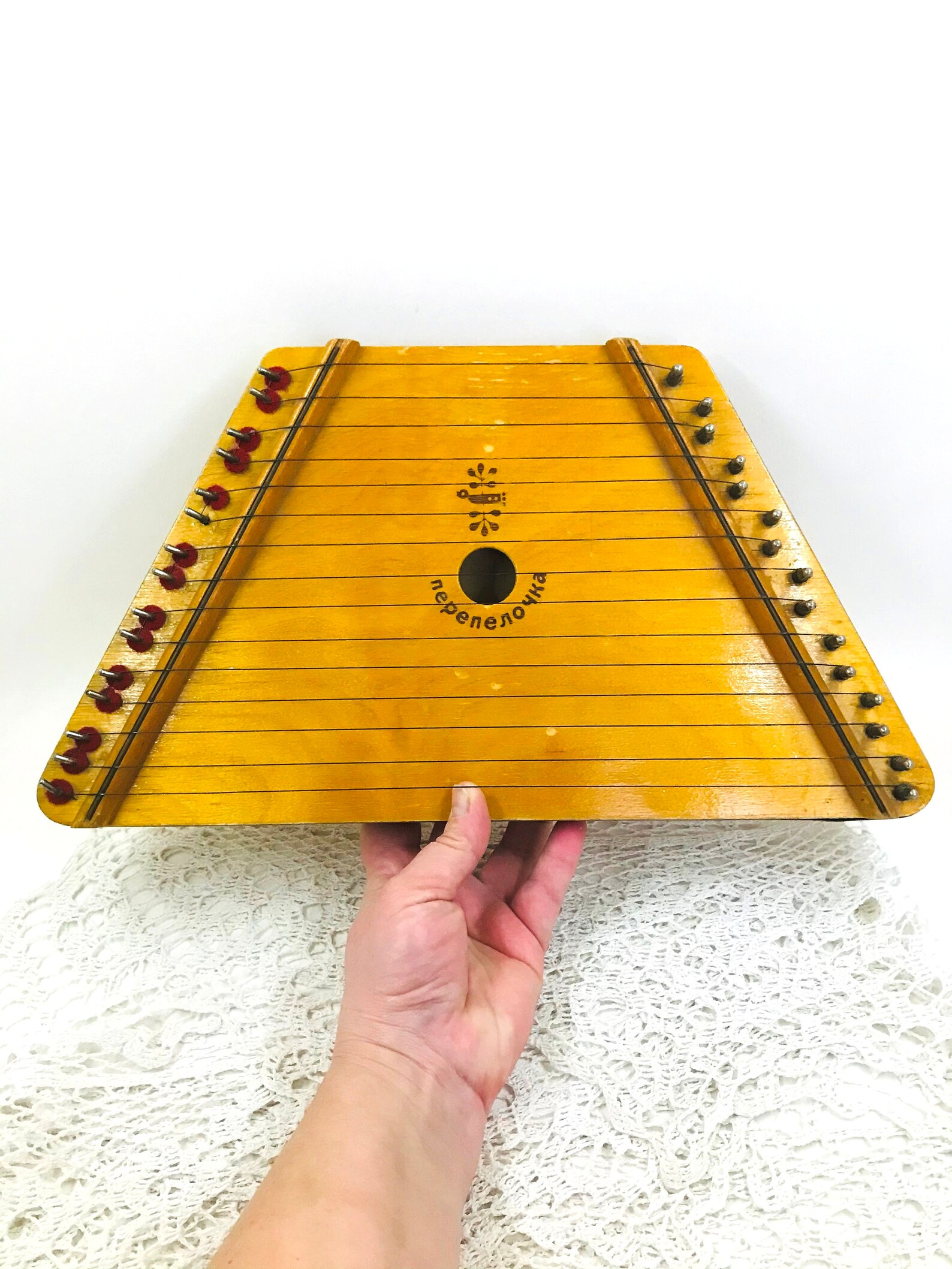 Vintage children's toy gusli Zither Dulcimer Retro mini | Etsy
