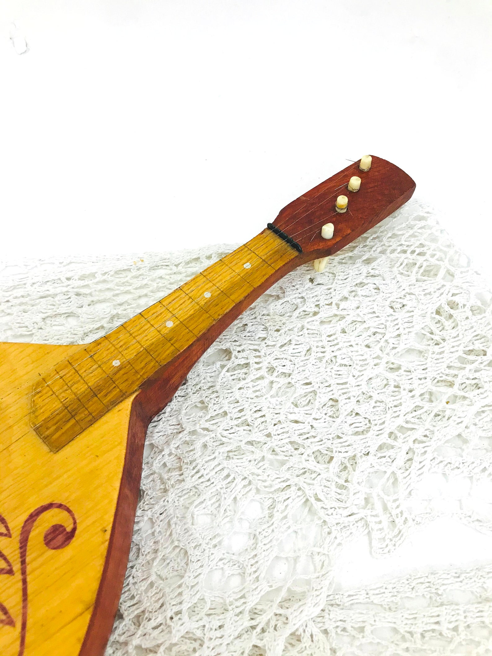 Vintage Children's Toy Mandolin Folk Guitar 4 String Retro - Etsy