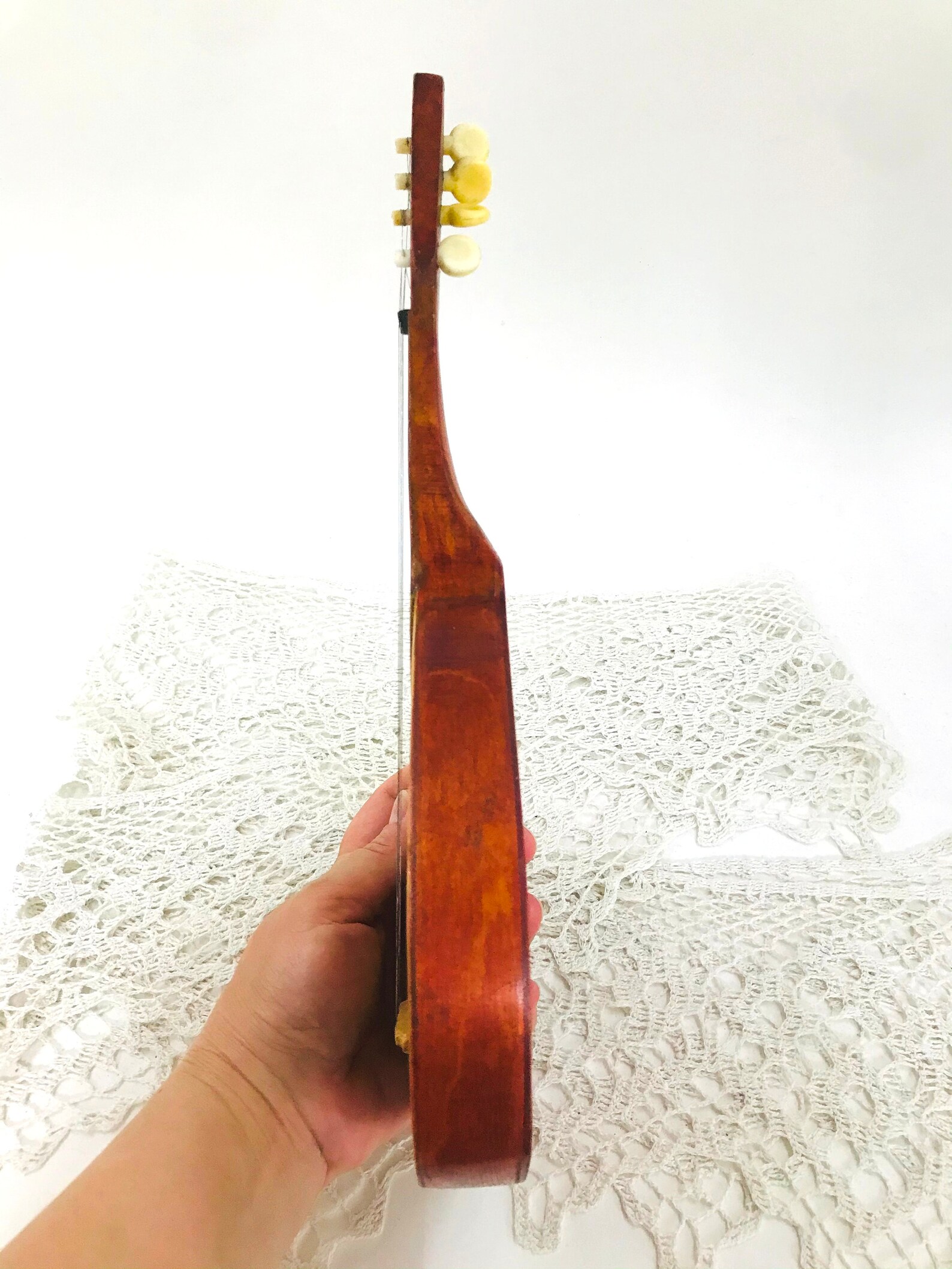 Vintage Children's Toy Mandolin Folk Guitar 4 String Retro - Etsy