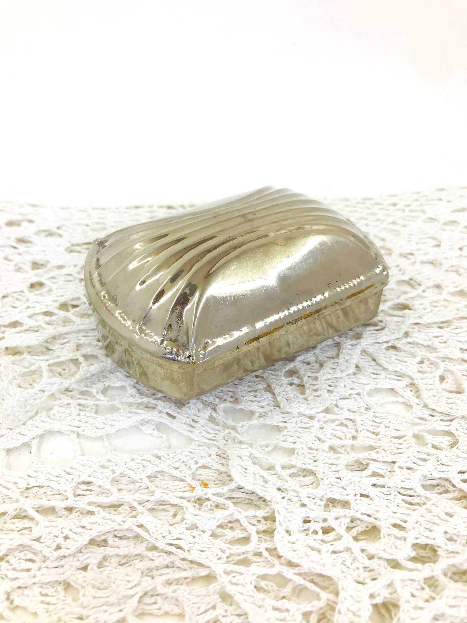 Vintage metal soap box USSR Aluminum soap dish Soap holder | Etsy