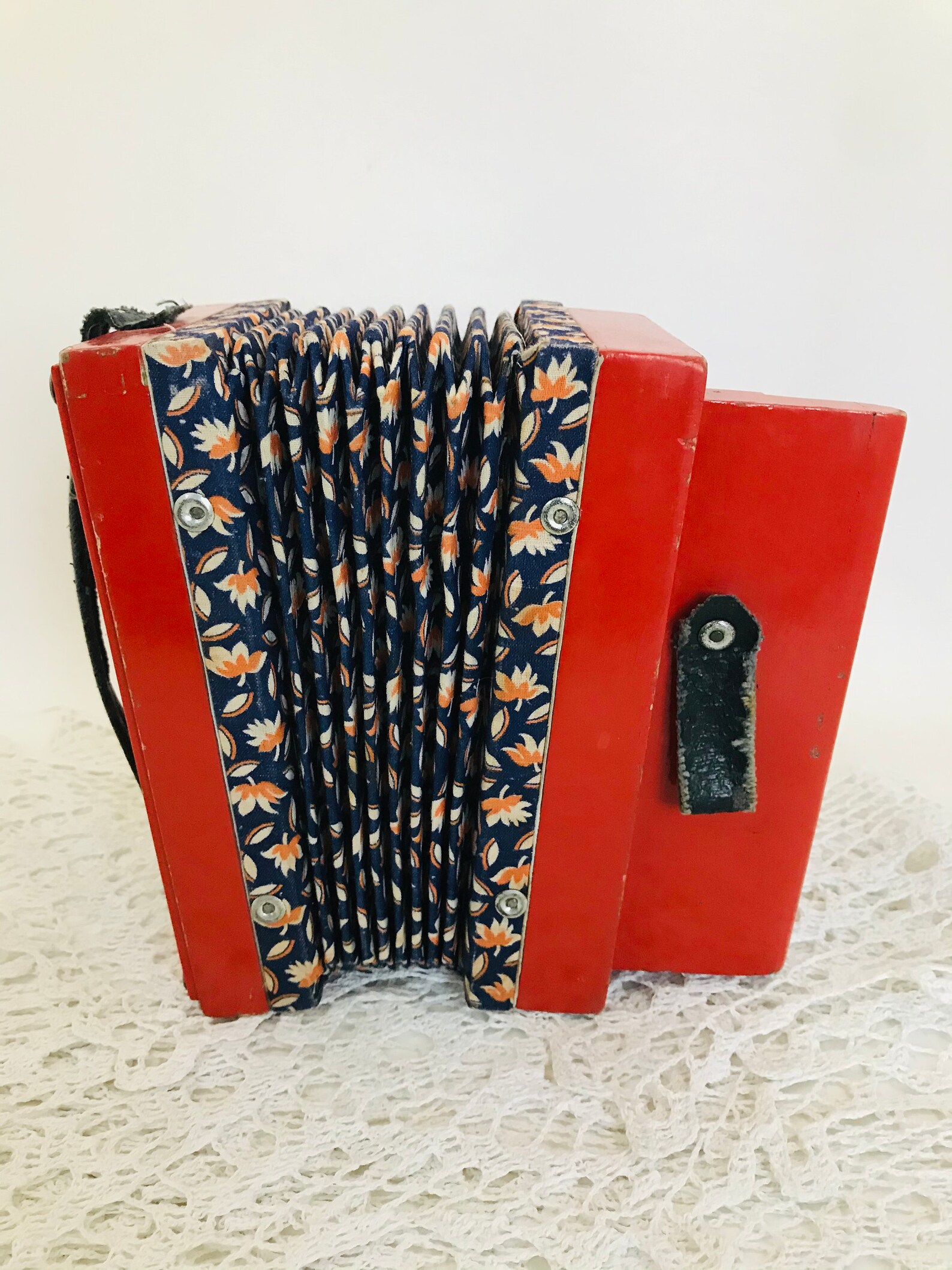 Vintage Decorative Musical Instrument Small Accordion Harmonic - Etsy