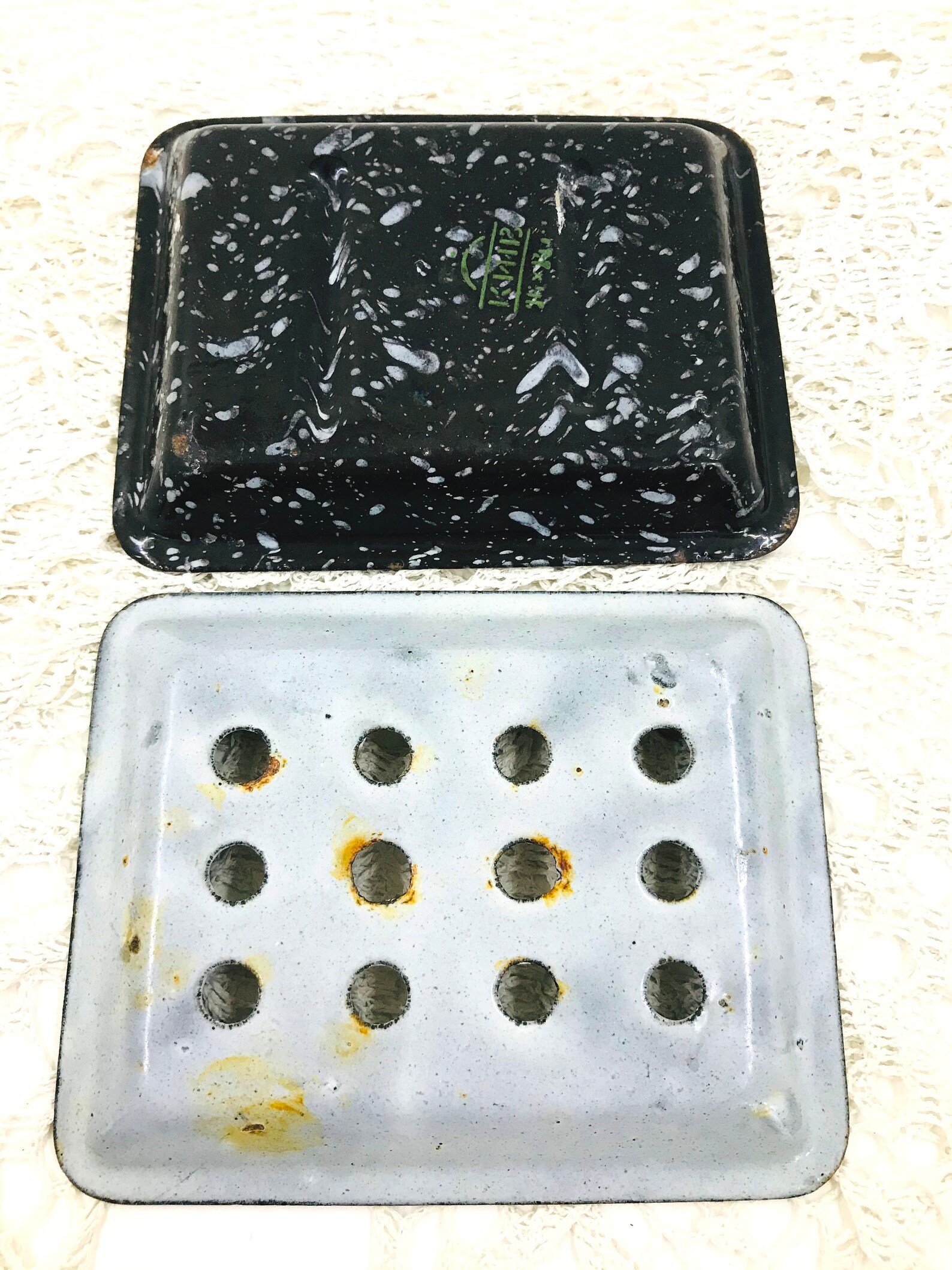 Vintage Metal Soap Box USSR Double Layer Soap Dish Soap Holder - Etsy