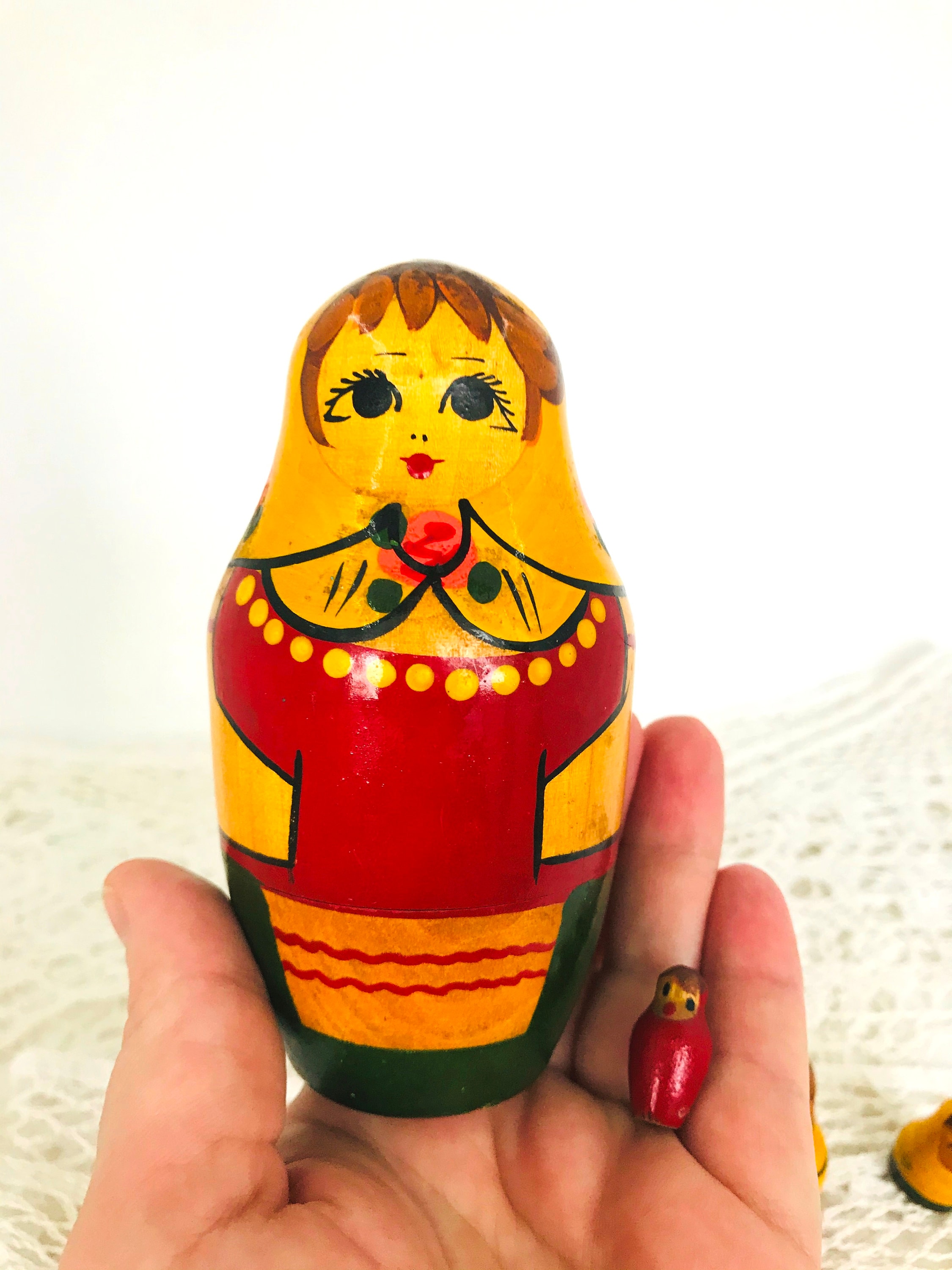Russian Matryoshka Babushka Wooden Nesting Doll Nesting Dolls - Etsy