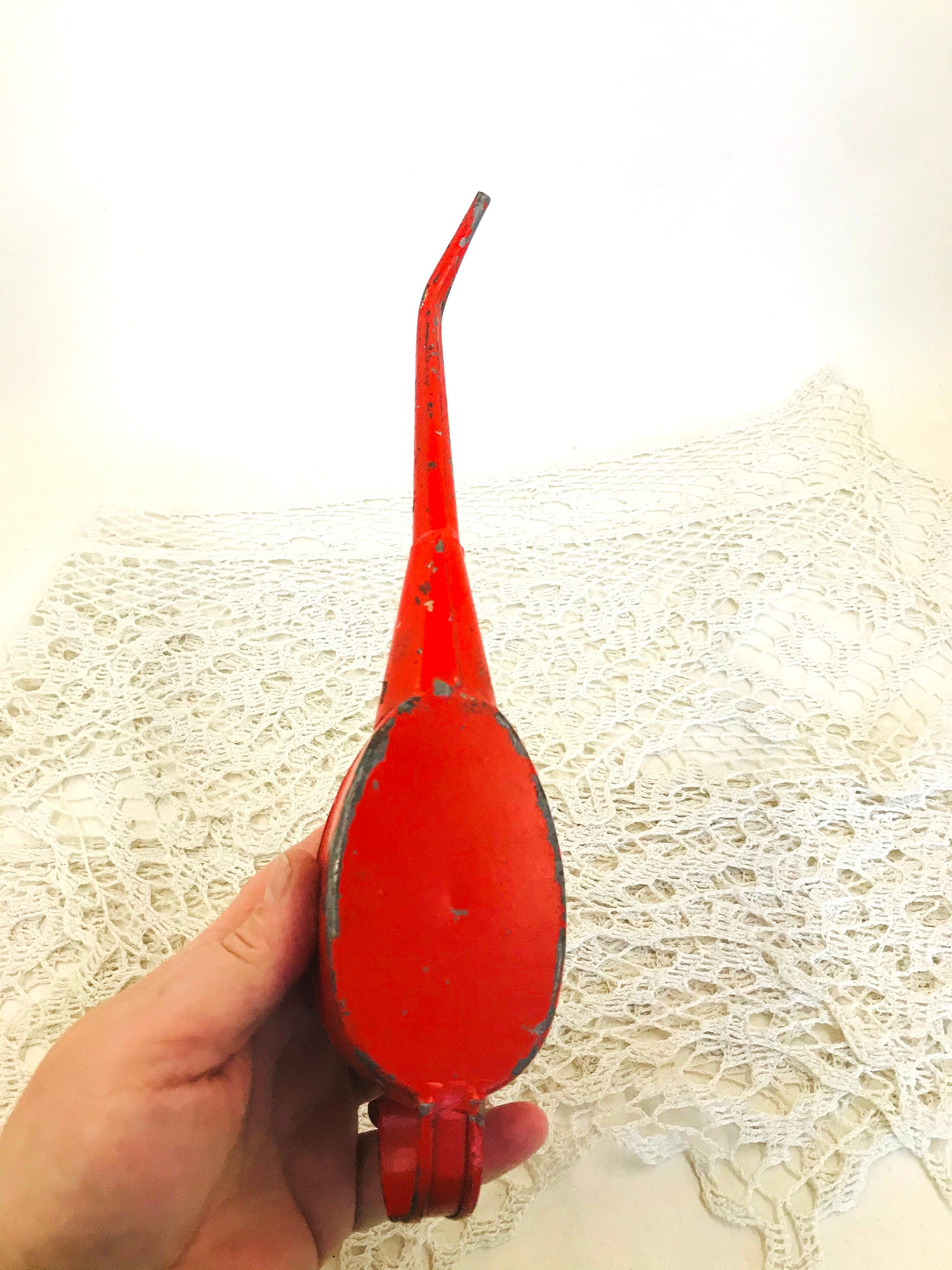 Vintage metal oiler with handle Rusty oil сan for engine oil | Etsy