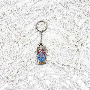 Vintage Matryoshka Keychain With Folding Knife and Nail File Pocket ...