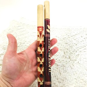 Vintage Children's Toy Pipe Folk 5 Holes Retro Mini Russian Musical ...