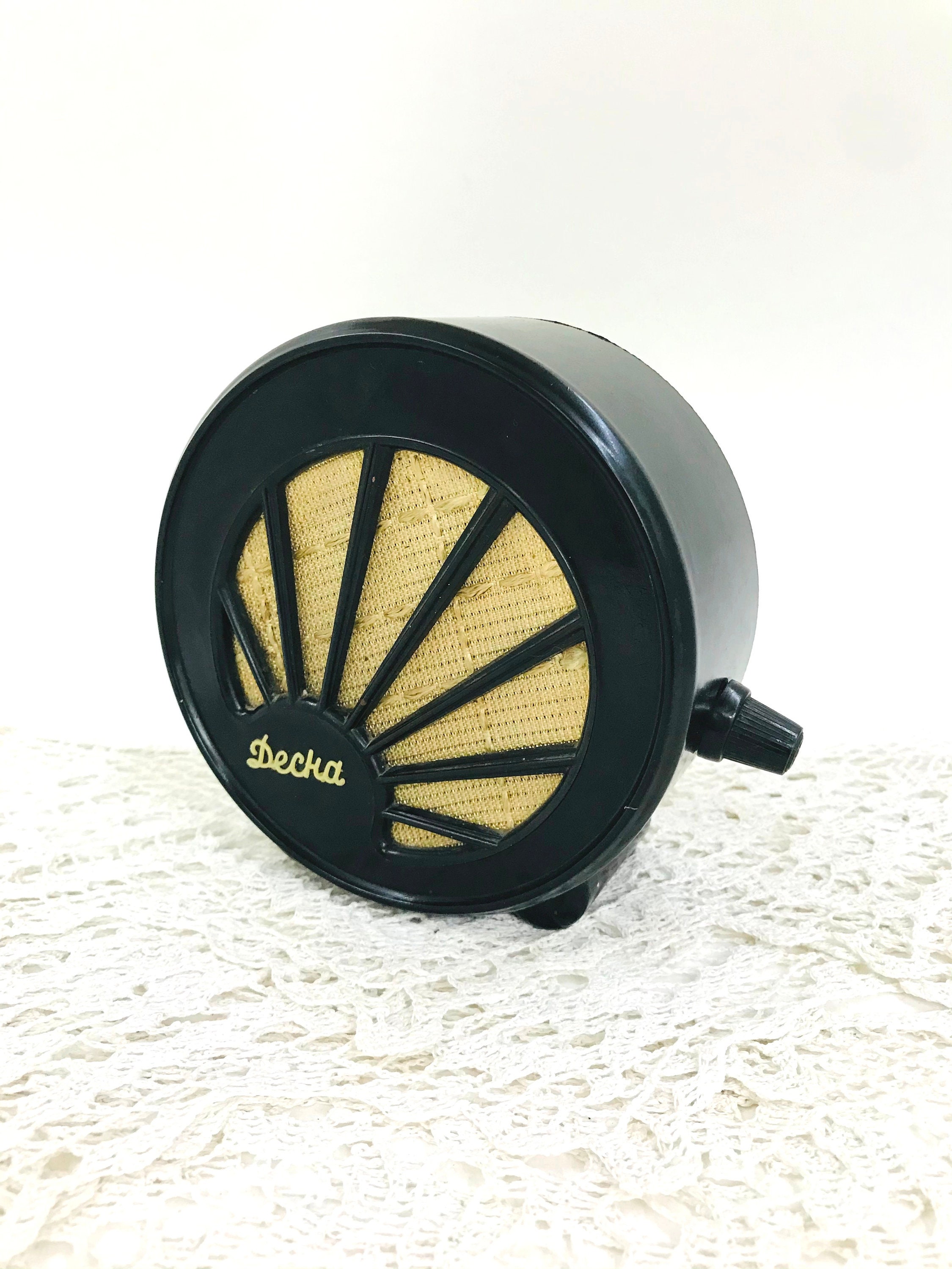 Old soviet radio Vintage black round radio Wire radio receiver | Etsy