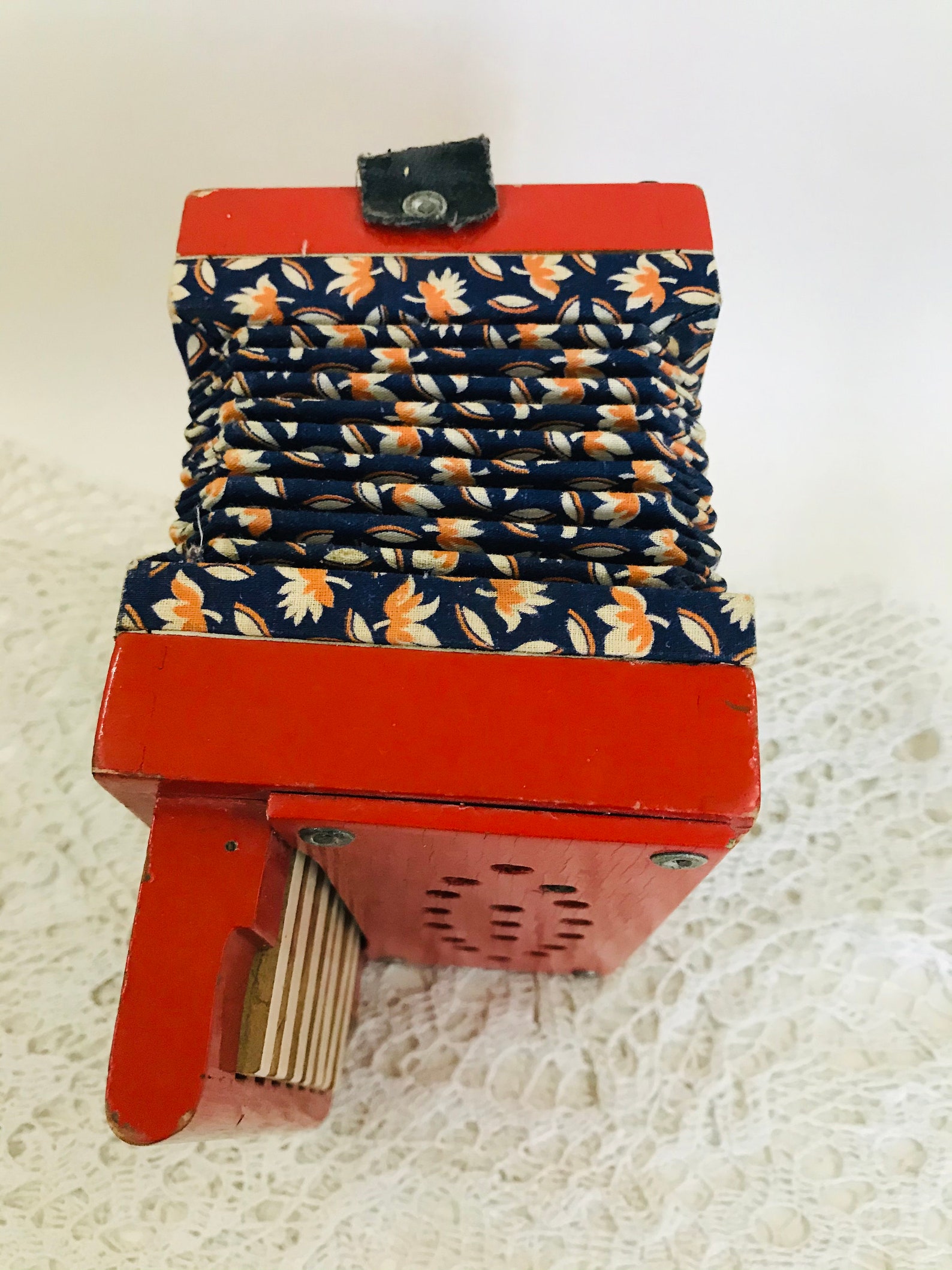 Vintage Decorative Musical Instrument Small Accordion Harmonic - Etsy