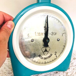 Balance Scales Vintage Scale Kitchen of Blue Color Mid Century Balance ...