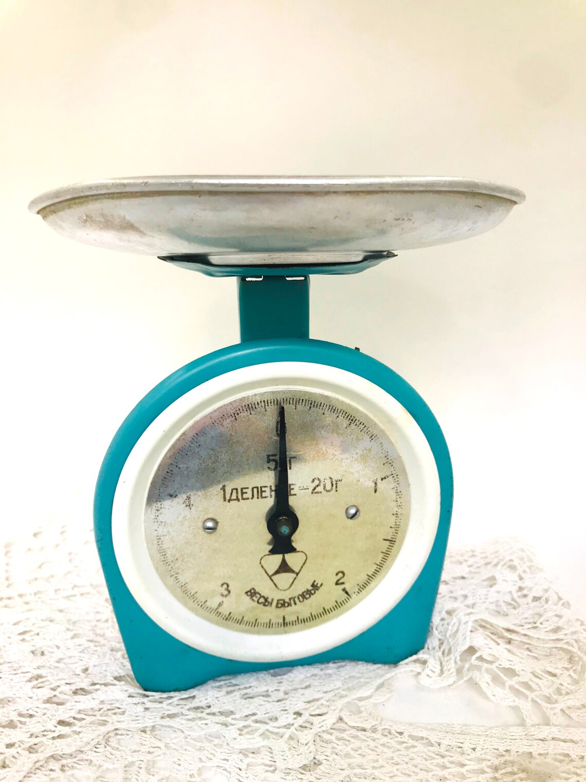 Balance Scales Vintage Scale Kitchen of Blue Color Mid Century - Etsy