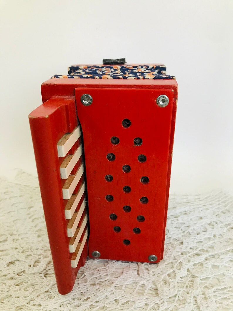 Vintage Decorative Musical Instrument Small Accordion Harmonic - Etsy